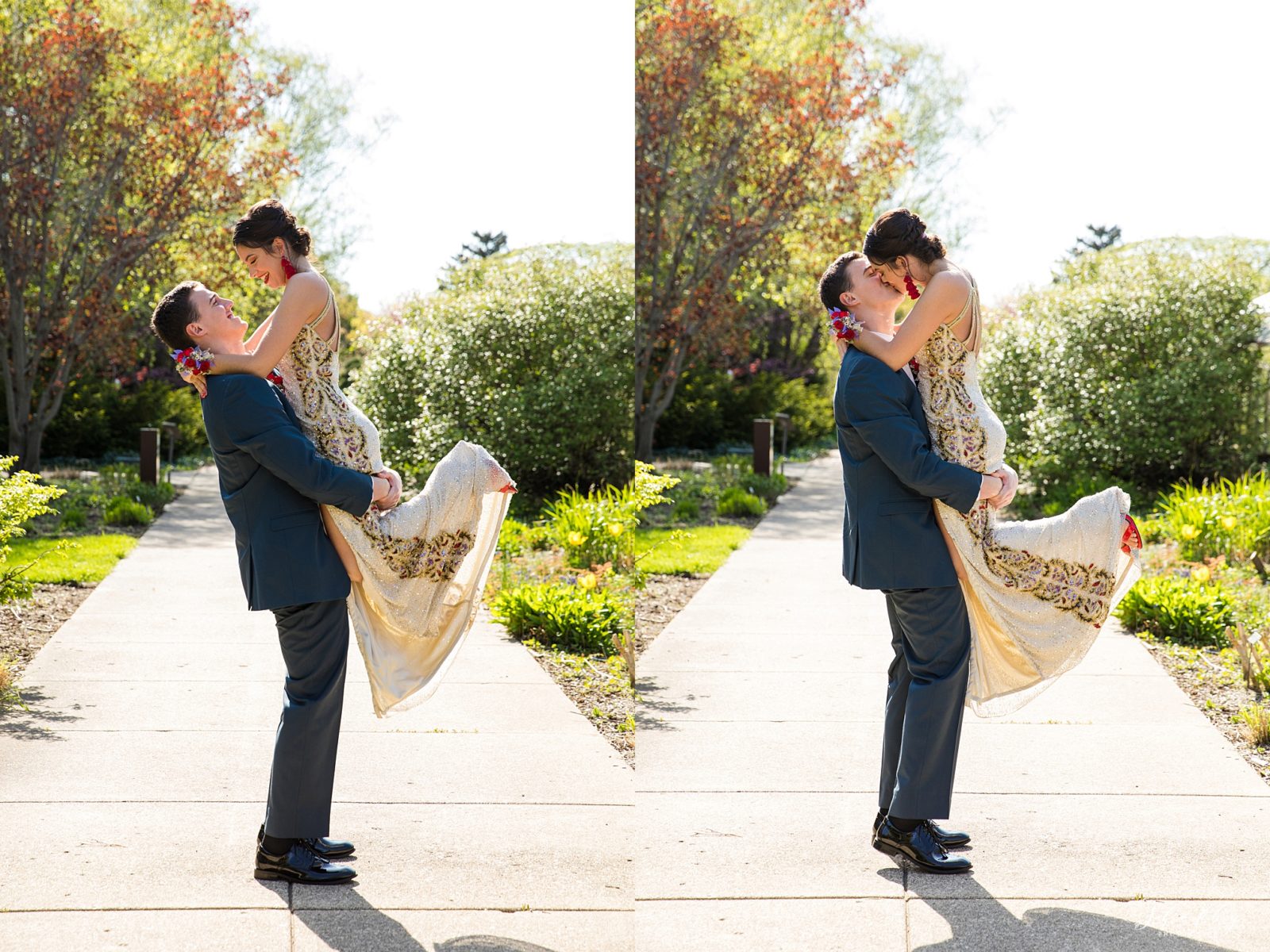 PROM 2019 at Luthy Botanical Gardens in Peoria, IL | Shelby Photography